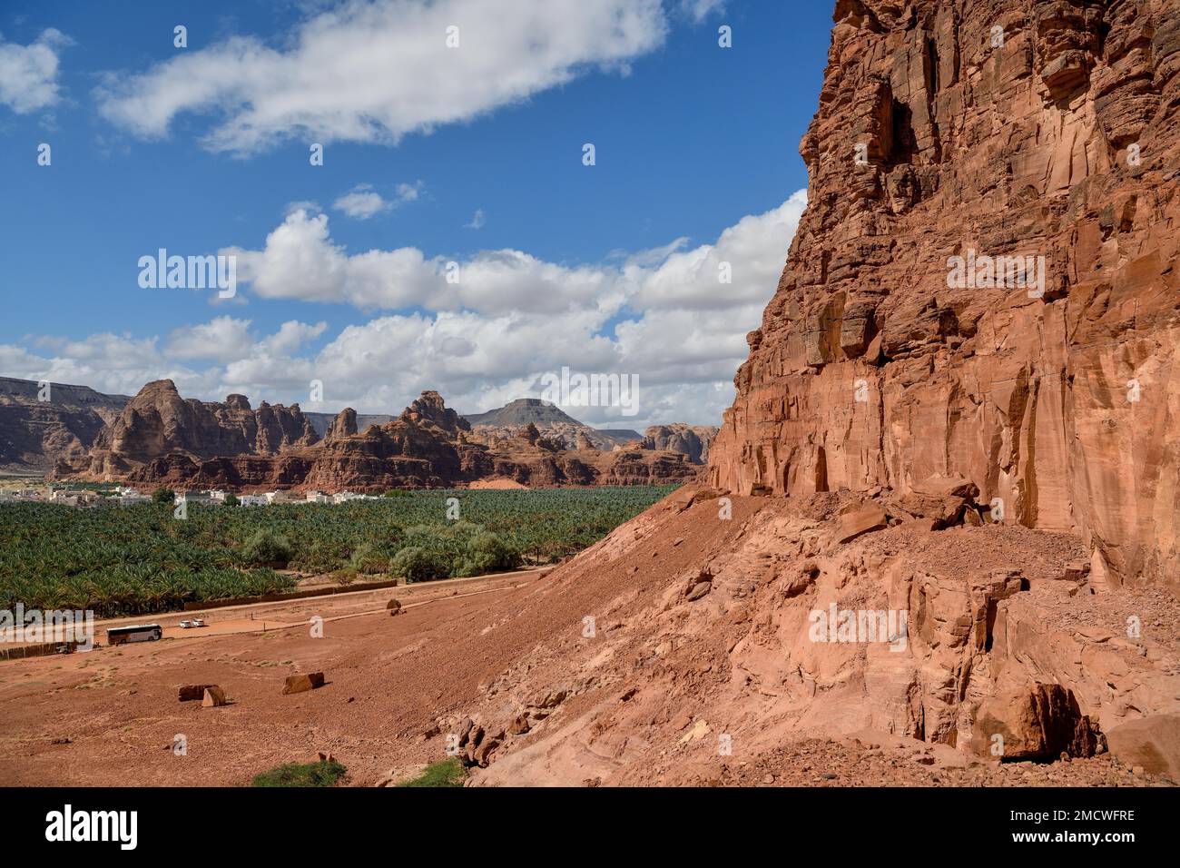 Rock of al-Khuraybah, Dadan or Dedan, near AlUla, Medina Province ...