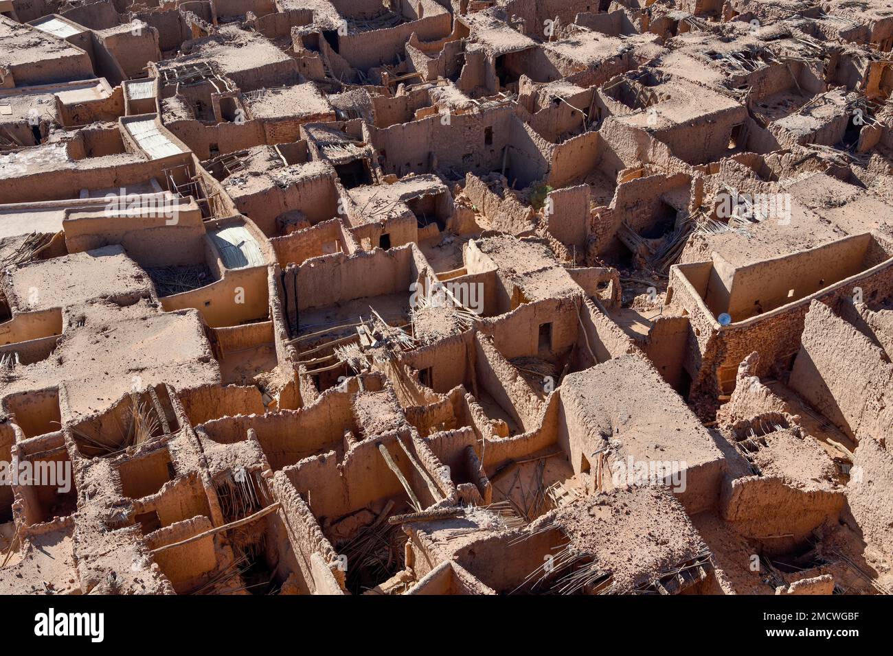 View over the old town of AlUla, Medina Province, Saudi Arabia, Arabian ...