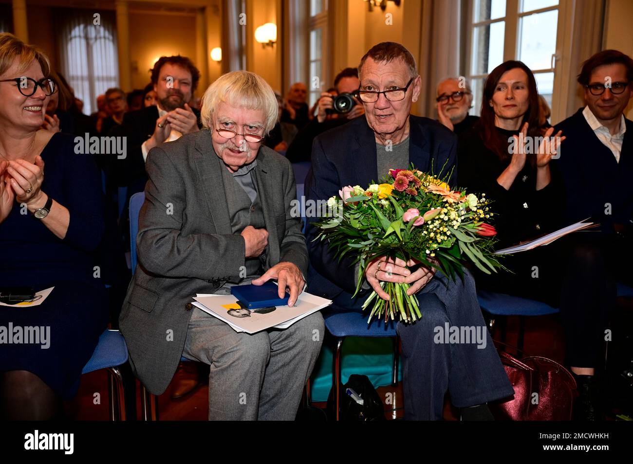 Andreas Reimann mit Ehemann Dieter Ramke bei der Preisverleihung des ...
