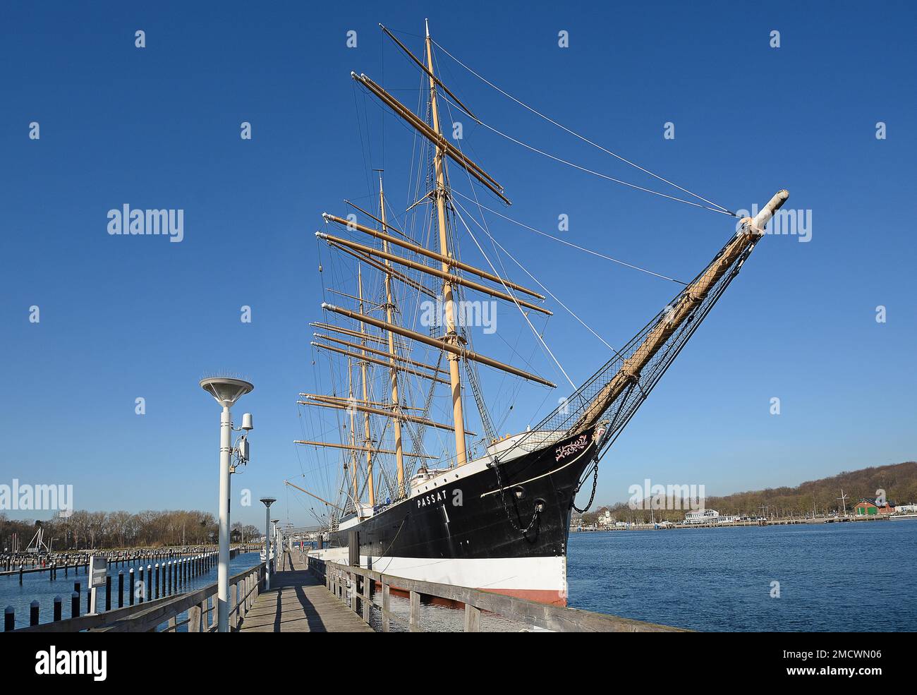 Museum ship Passat, Priwall Harbour, Travemuende, Schleswig-Holstein ...