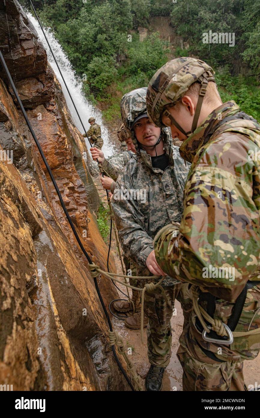 Northern Warfare Training Center Instructor Staff Sgt. Brandan Wisecup ...