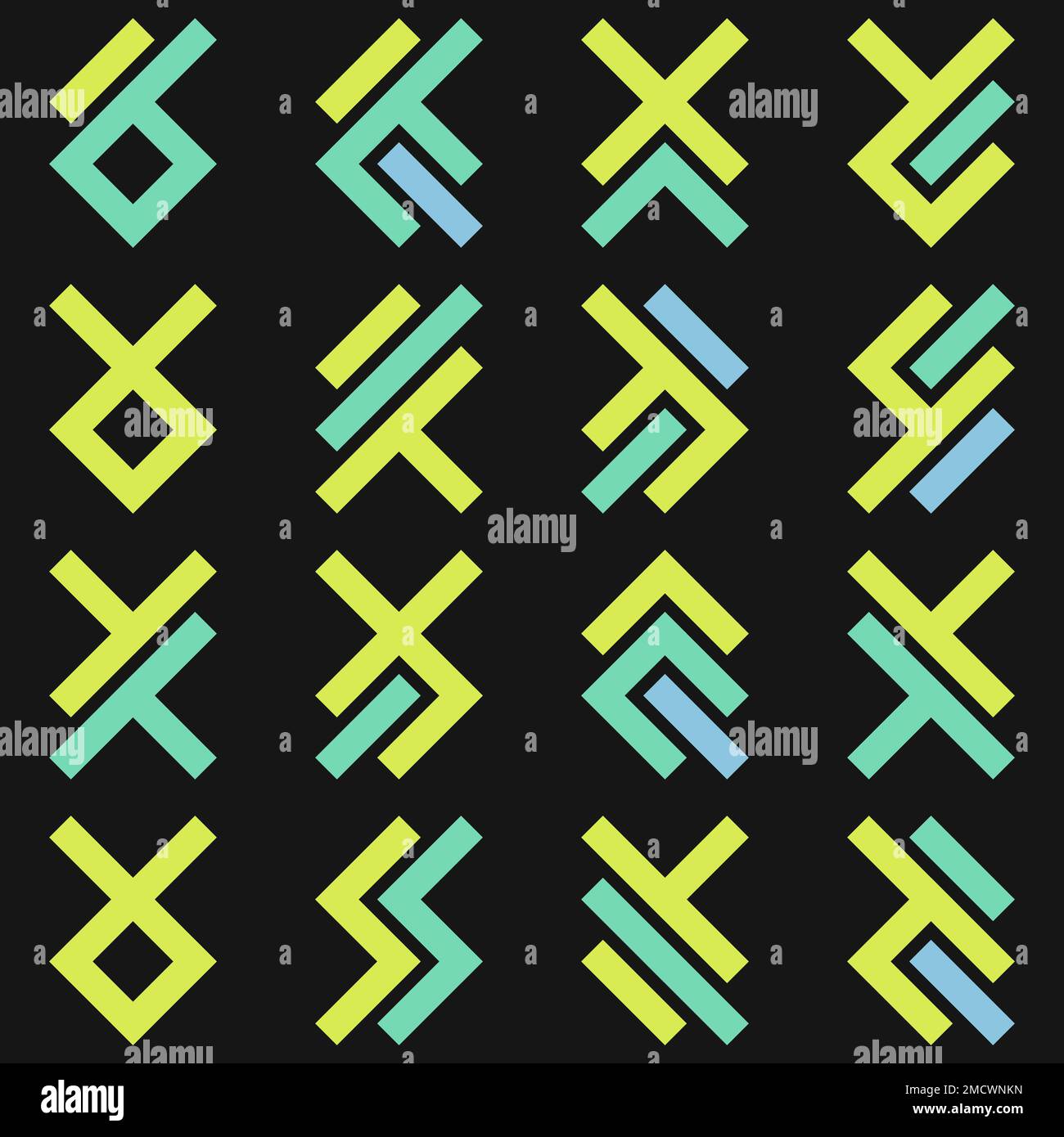 Asemic Glyph writing hieroglyph imitation generative illustration Stock ...