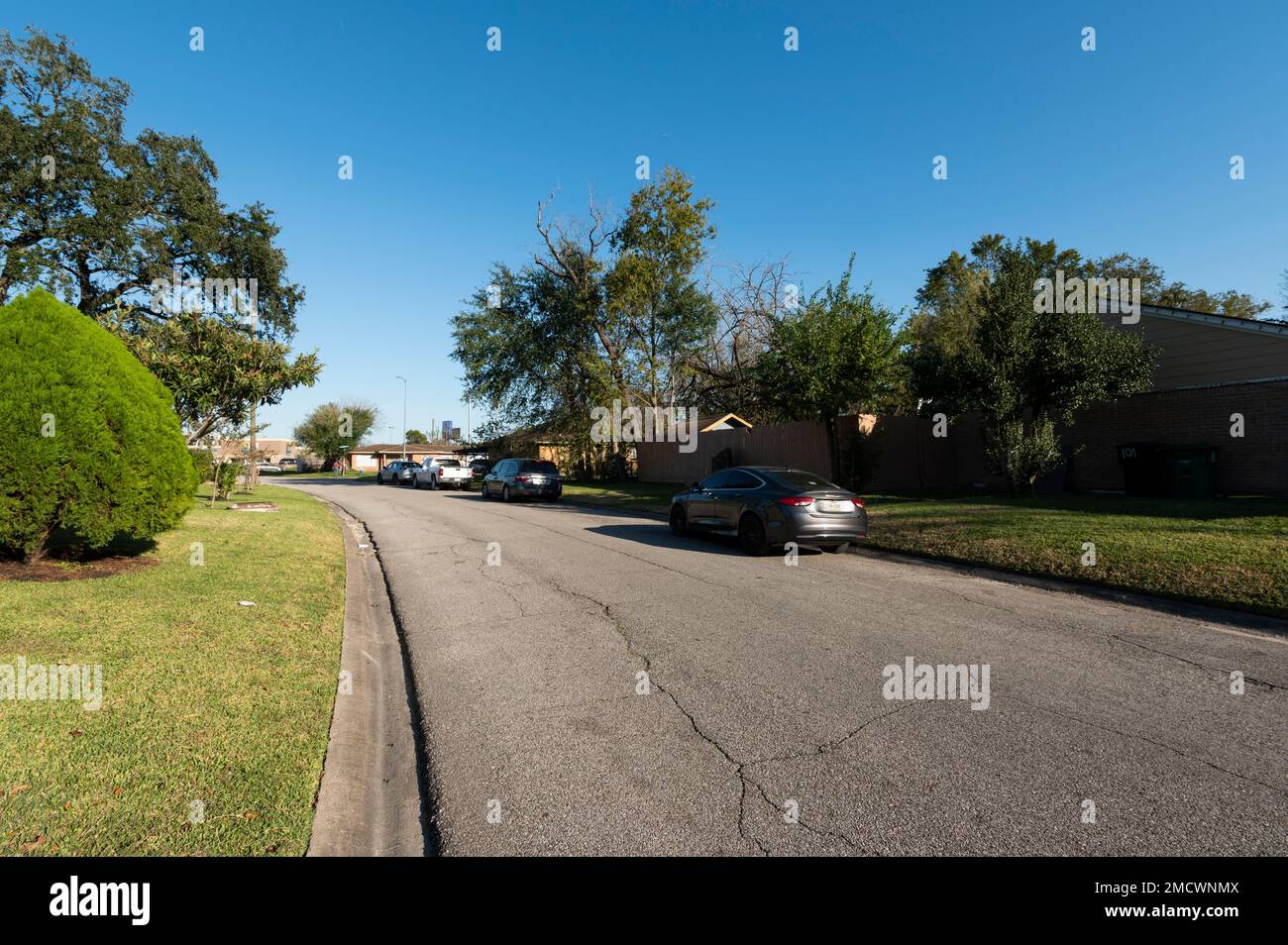 Red Ripple Road where the Interstate 45 expansion is projected to go ...