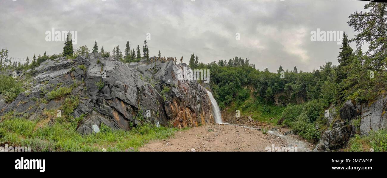 Rock H at the Rock Training Area 10 July on Black Rapids Training Site ...