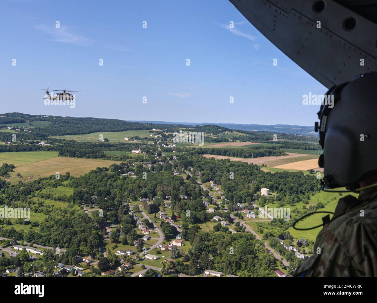 U.S. Army Soldiers assigned to 10th CAB conduct a flyover for the ...