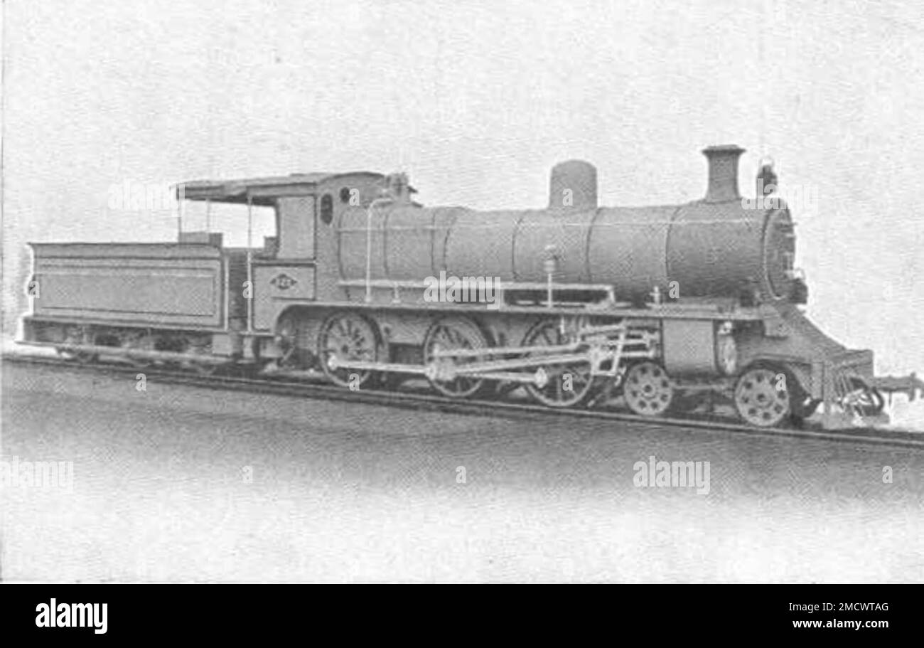 Bogie Mixed Traffic Engine and Tender for the Eastern Bengal Railway ...