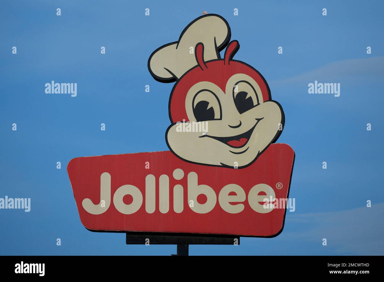 The logo of Jollibee Food in Santa Rosa, Laguna province, Philippines on Wednesday Nov. 24, 2021 ...