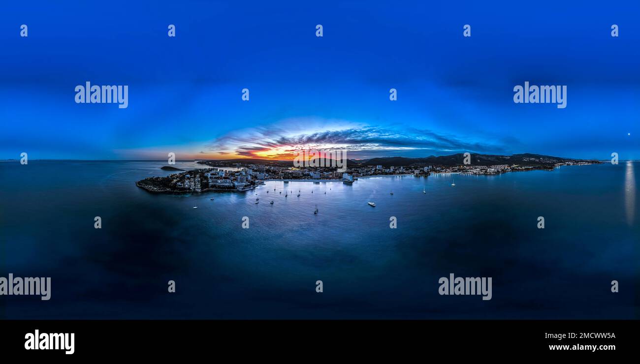 Nova santa ponca dusk mallorca hi-res stock photography and images - Alamy