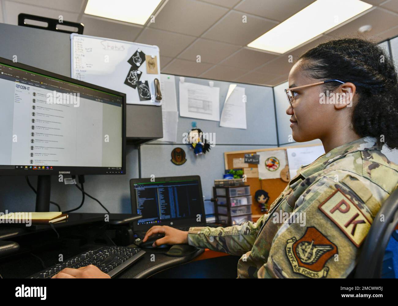 U.S. Air Force Airman 1st Class Aisha Nance, 18th Contracting Squadron ...