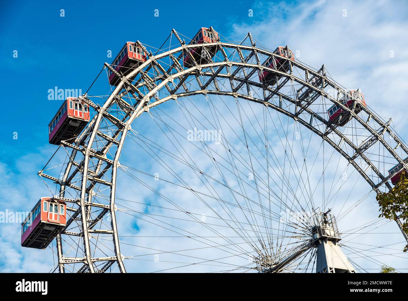 Vienna, Austria - October 16, 2022: Wiener Riesenrad, famous ferris ...