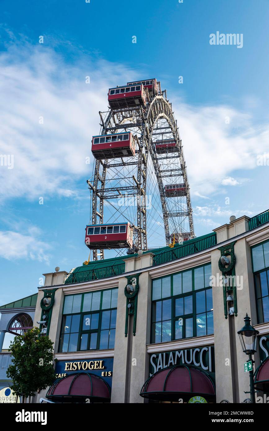 Vienna, Austria - October 16, 2022: Wiener Riesenrad, famous ferris ...