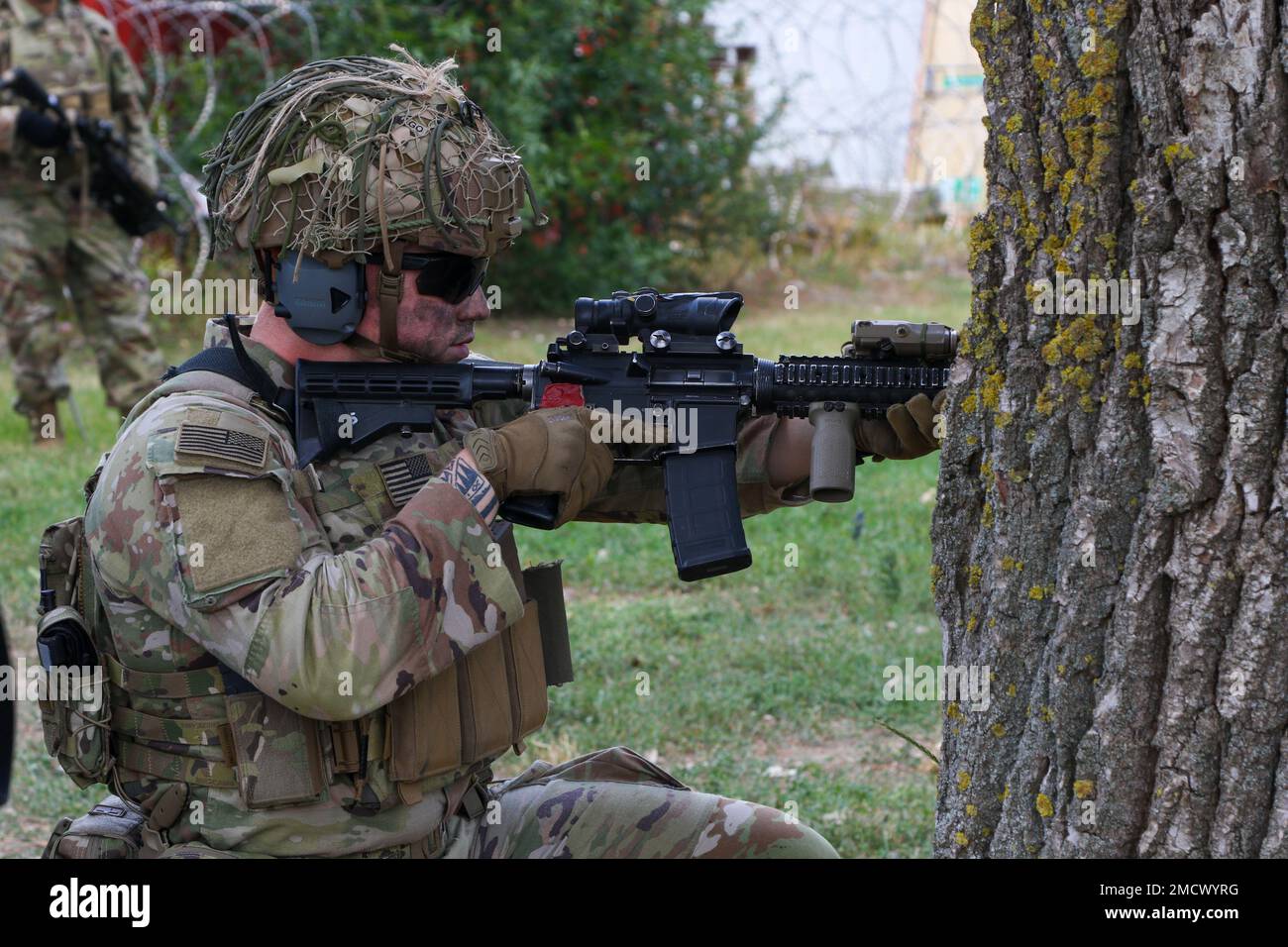 Soldiers with Alpha Company, 1st Battalion, 26th Infantry Regiment, 2nd ...
