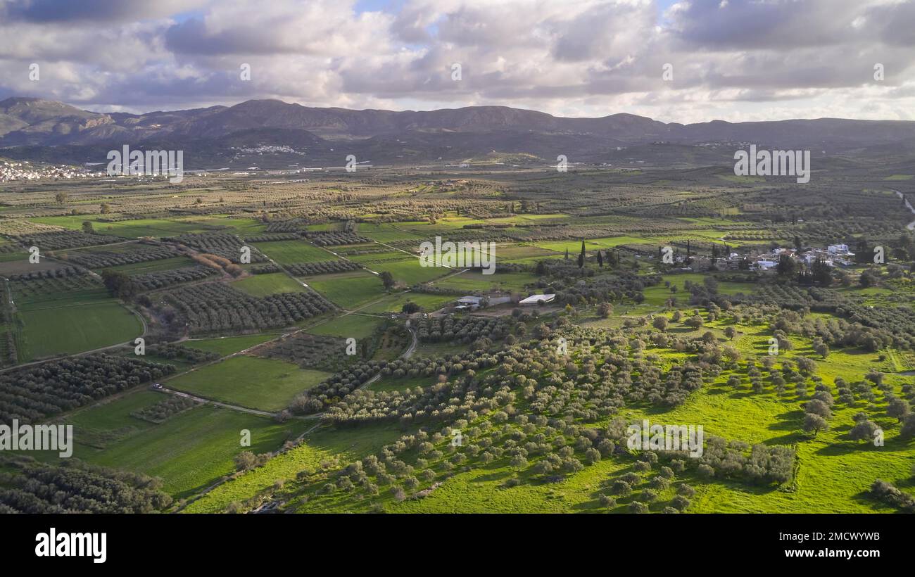 Spring in Crete, Askifou Plain, Sfakia, West Crete, Island of Crete ...