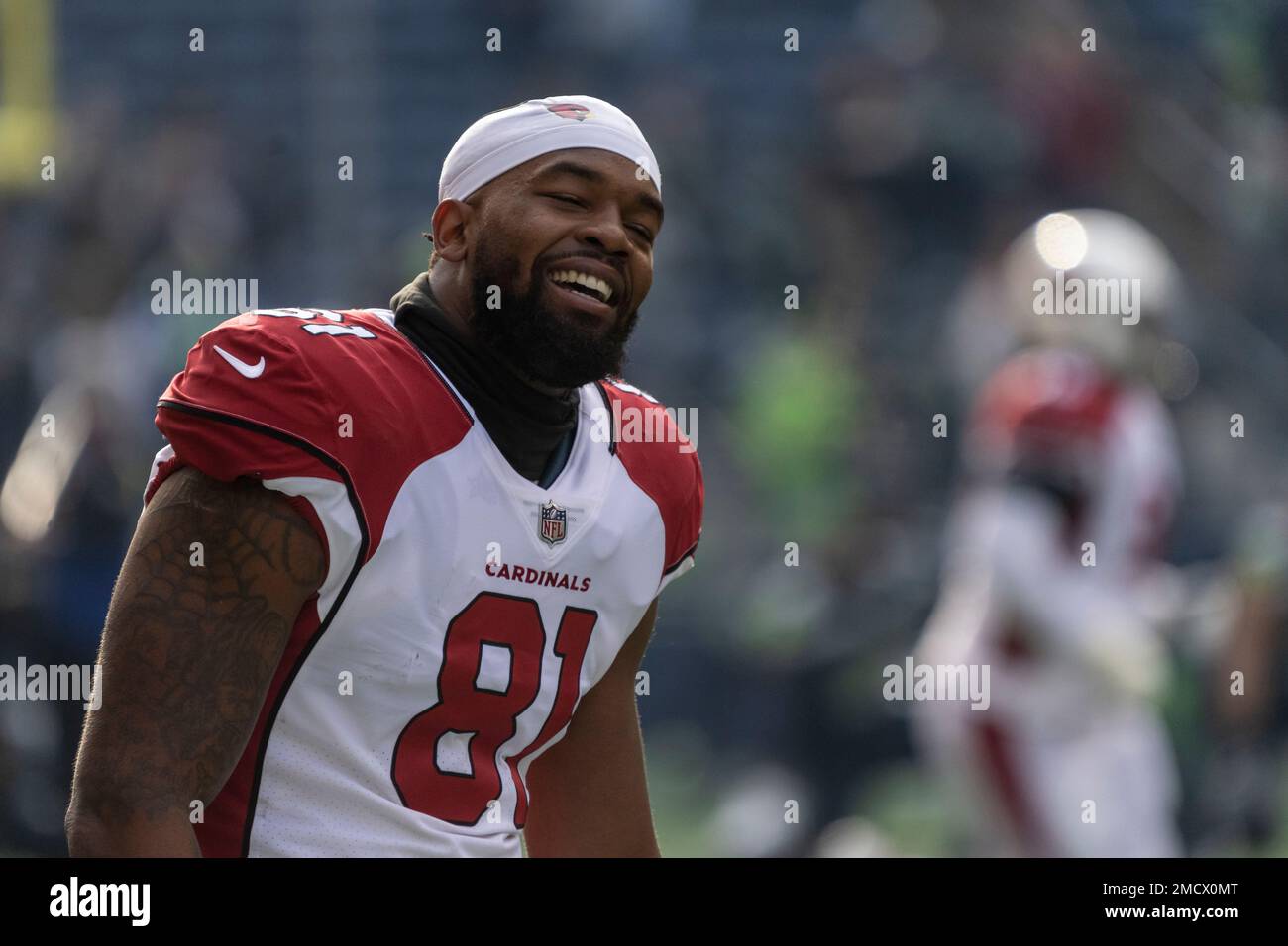 Arizona Cardinals tight end Darrell Daniels is pictured before an NFL ...