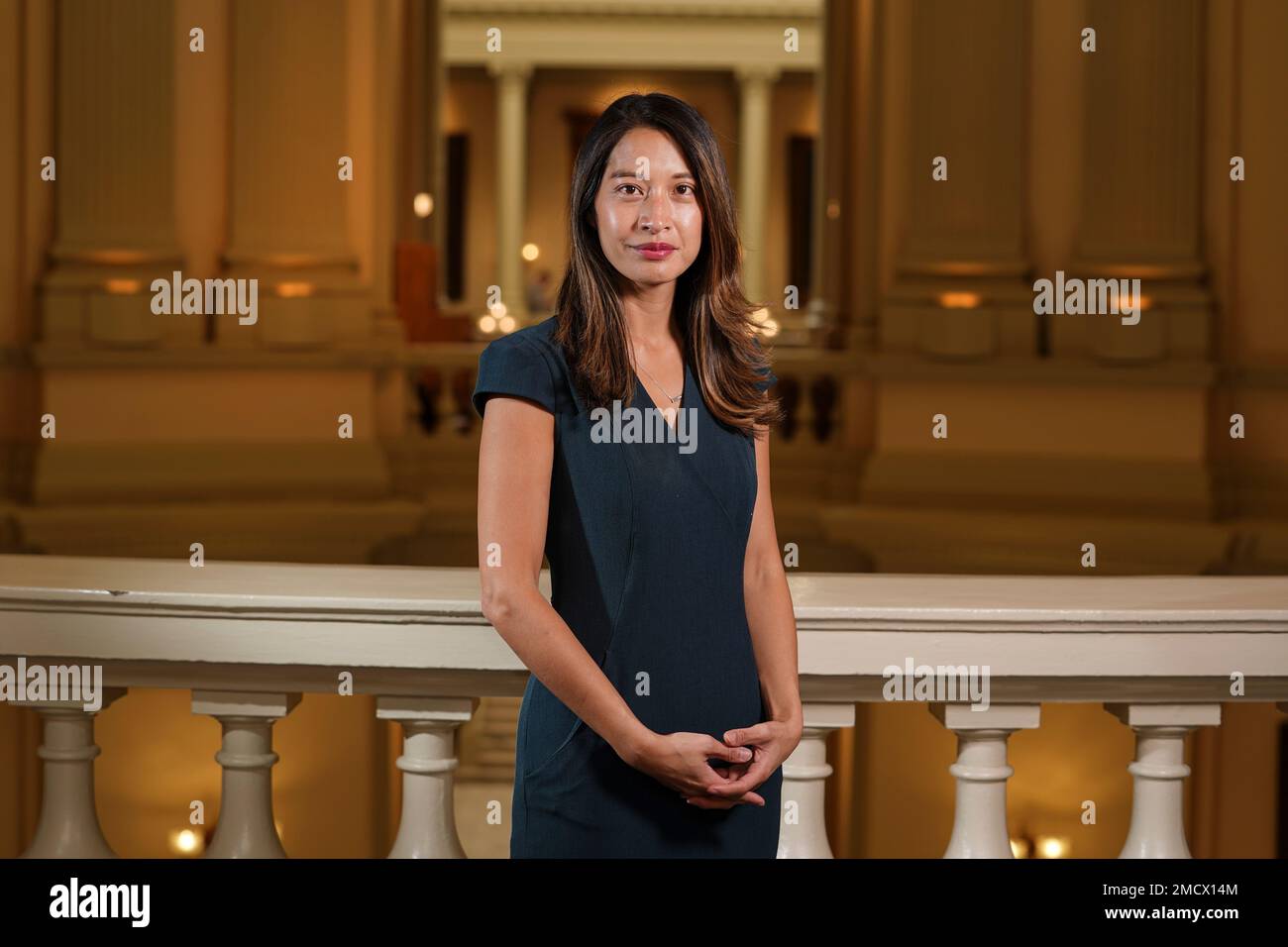 Georgia state Rep. Bee Nguyen poses for a portrait at the capitol on ...