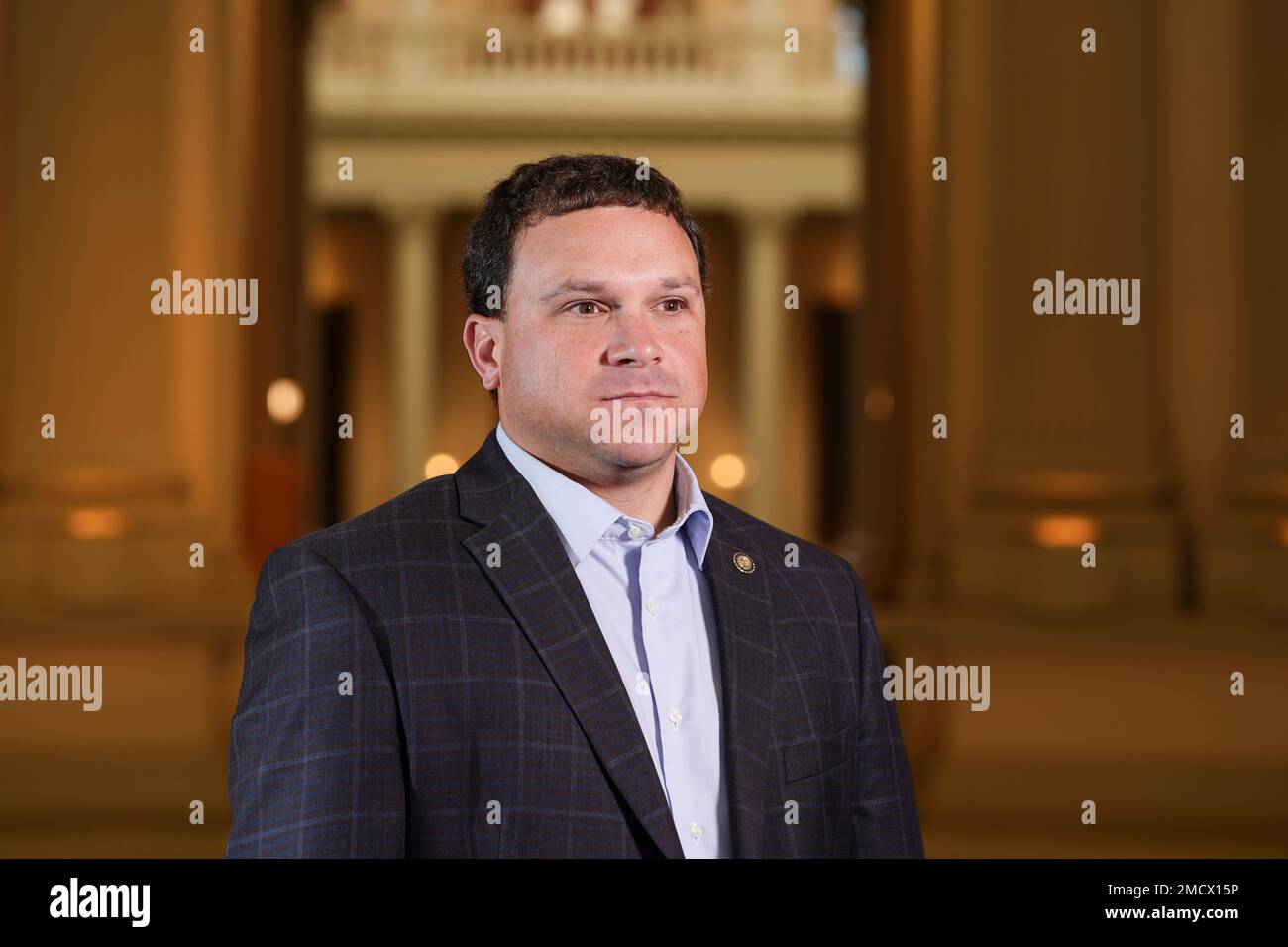 Georgia state Sen. Tyler Harper, poses for a portrait at the capitol on ...