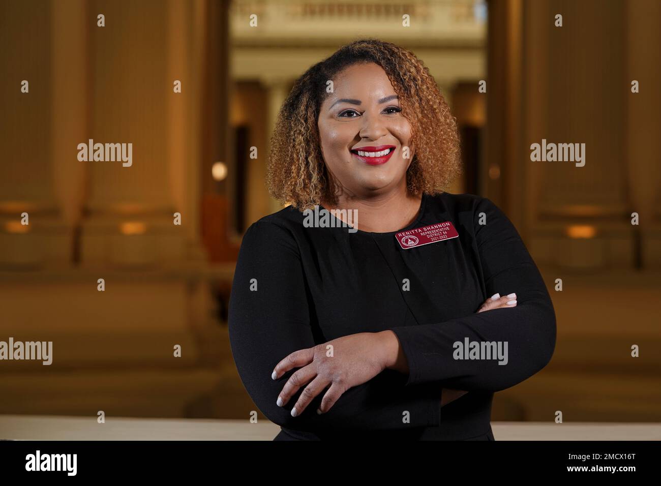 Georgia state Rep. Renitta Shannon poses for a portrait at the capitol ...