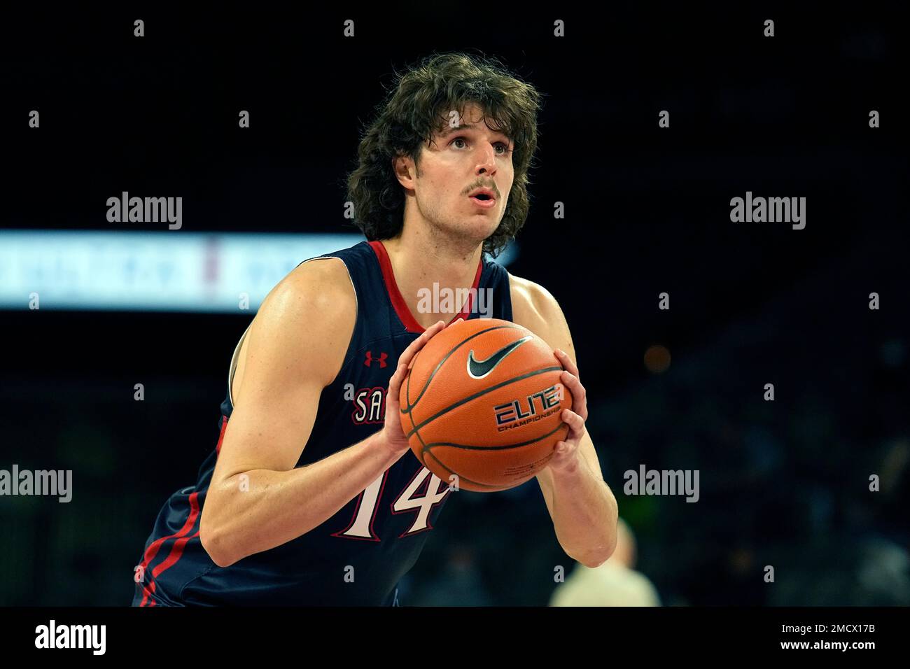 St. Mary's forward Kyle Bowen (14) in the first half during an NCAA ...