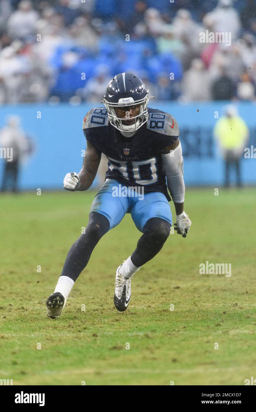 Tennessee Titans wide receiver Chester Rogers (80) plays in an NFL ...