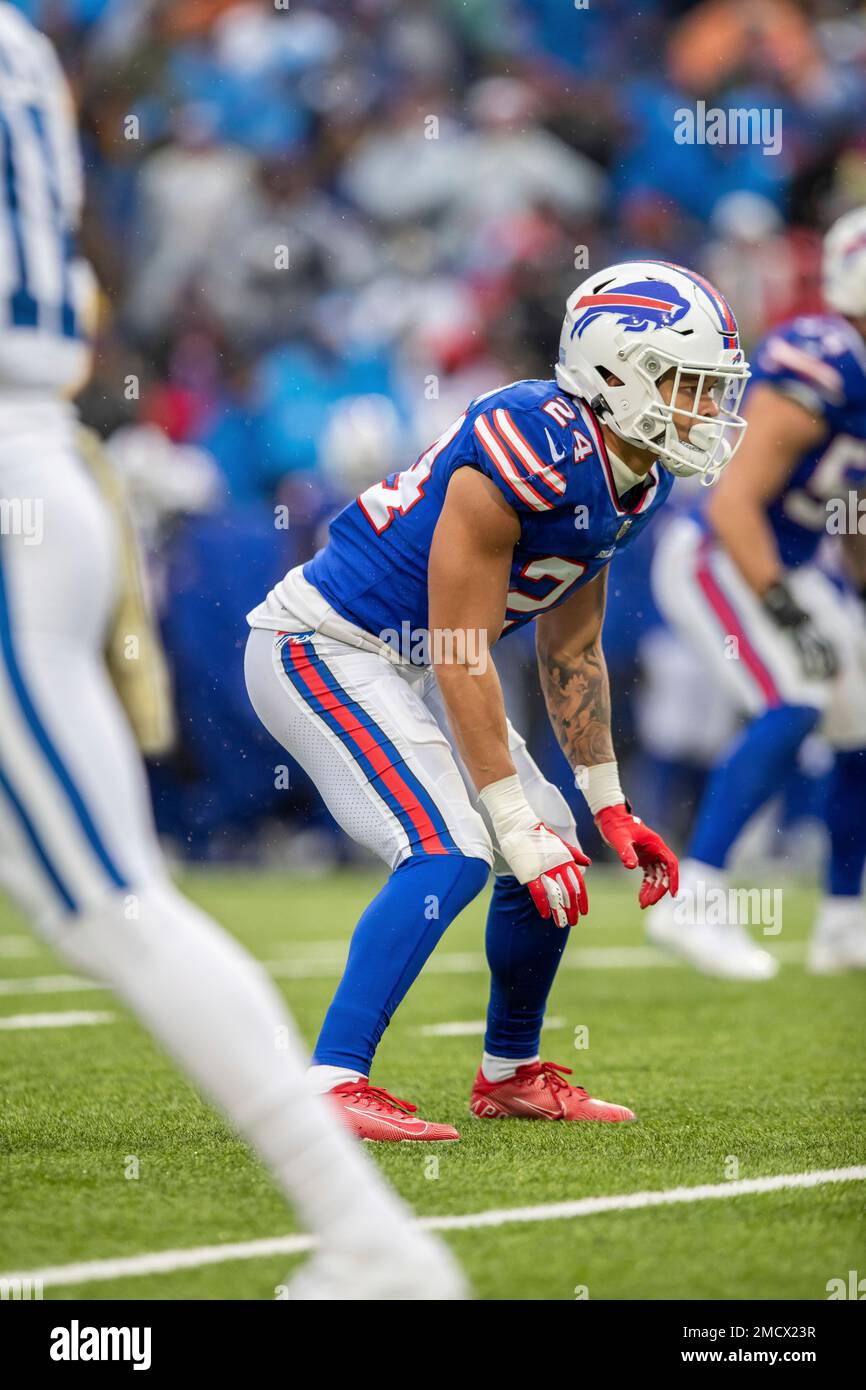 Cornerback (24) Taron Johnson of the Buffalo Bills against the ...
