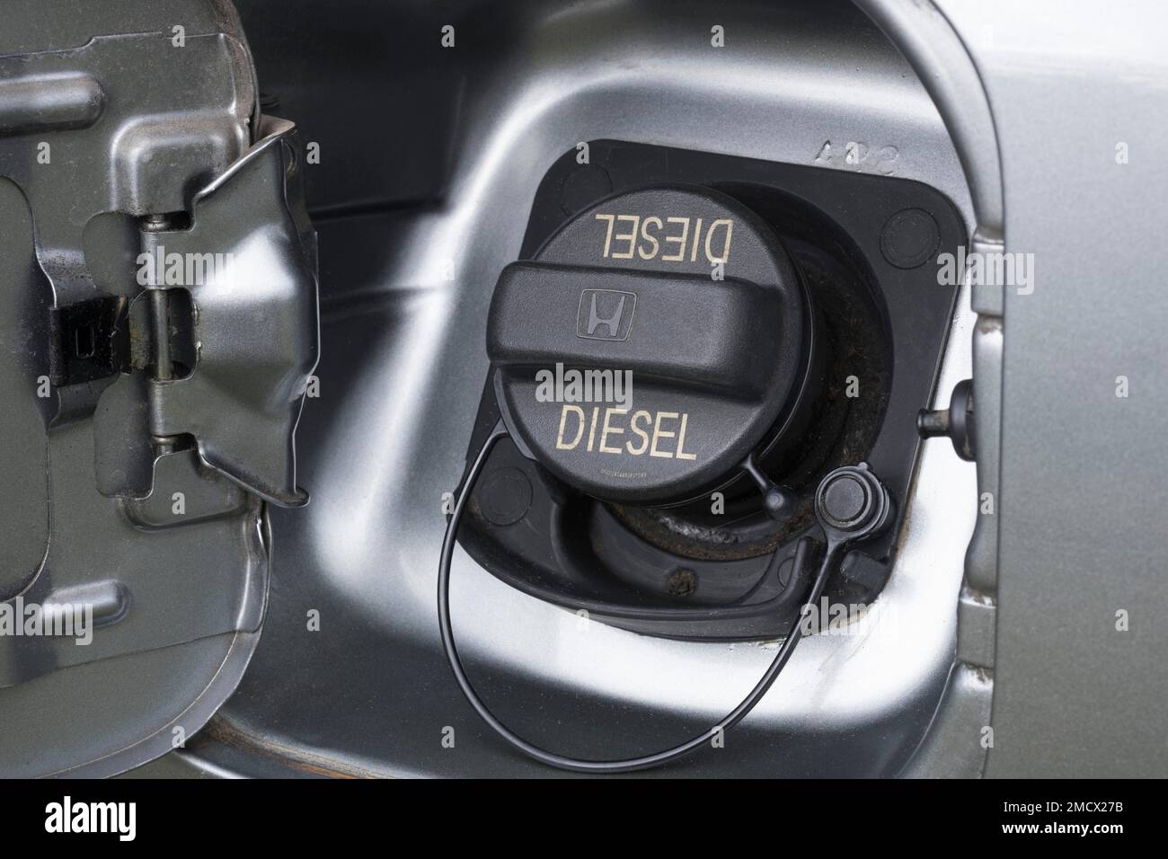 Tank filler neck, car, diesel, Germany Stock Photo - Alamy