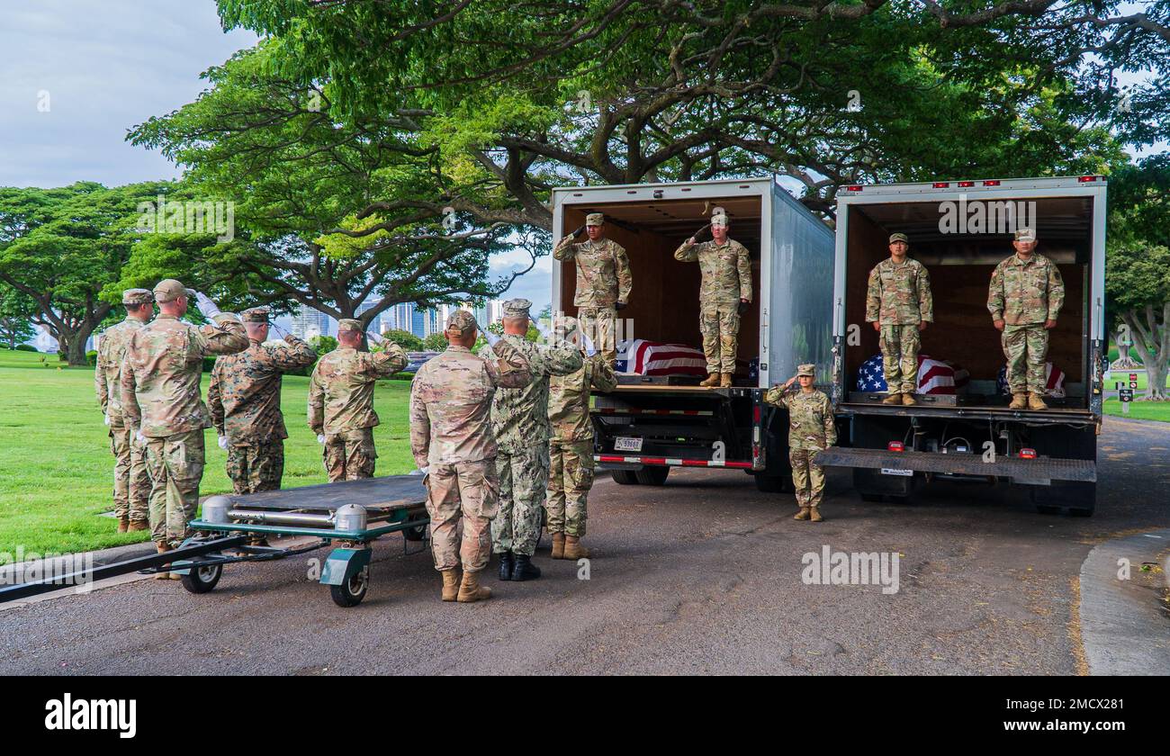 U.S. service members with the Defense POW/MIA Accounting Agency (DPAA ...