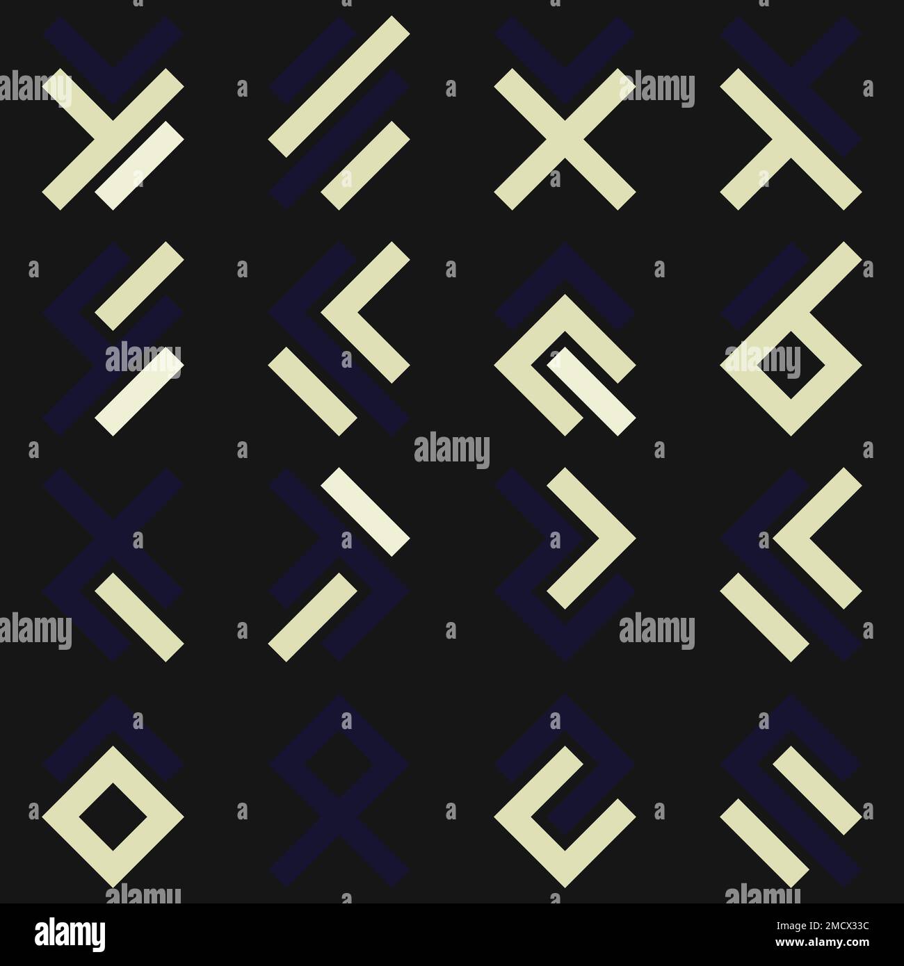 Asemic Glyph writing hieroglyph imitation generative illustration Stock ...