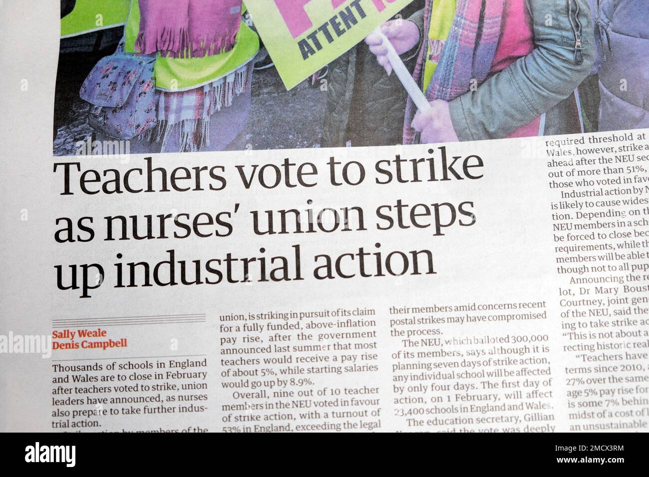 Nurses strike action hi-res stock photography and images - Alamy