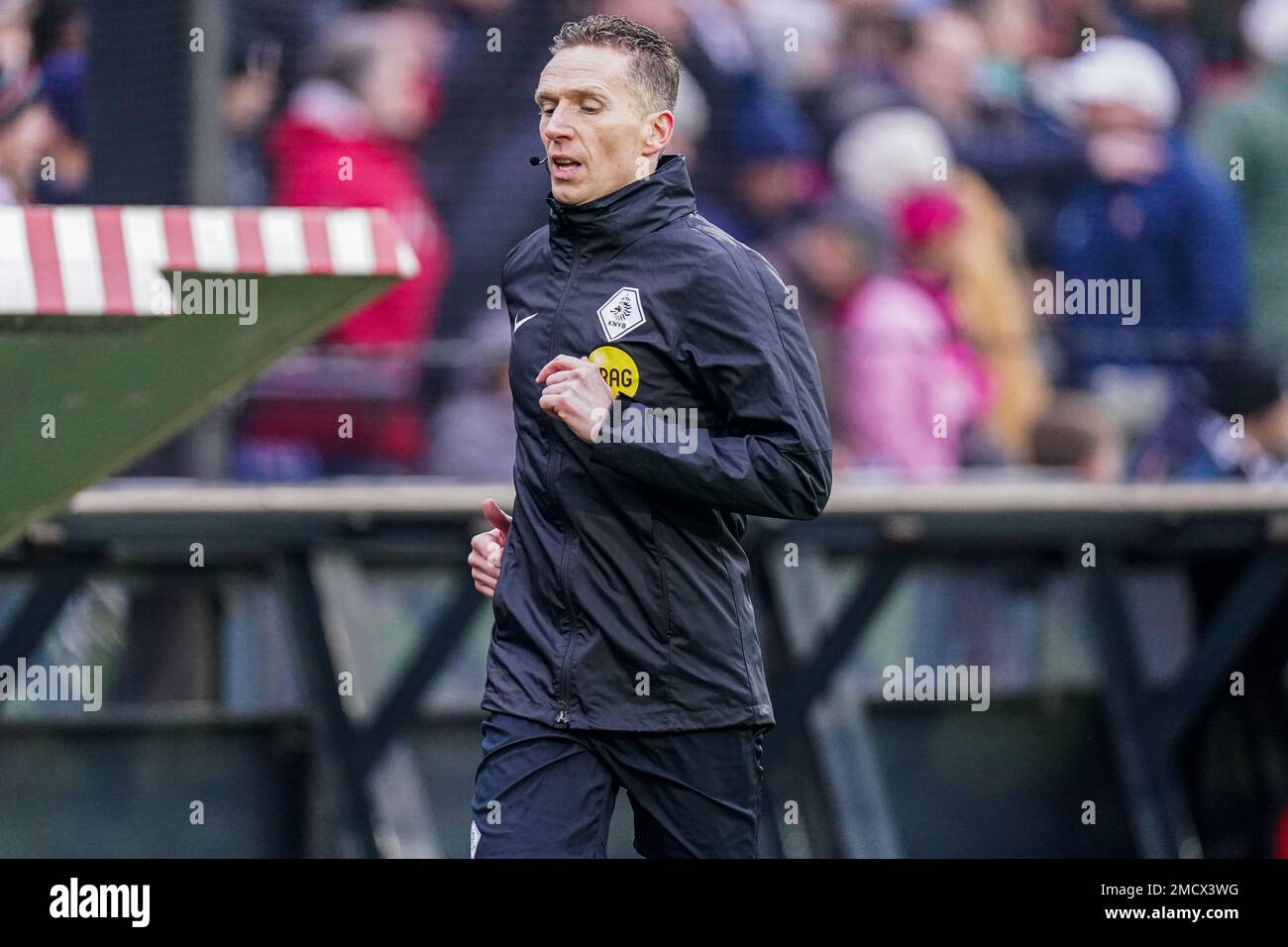 ROTTERDAM, NETHERLANDS - JANUARY 22: assistant referee Johan Balder ...