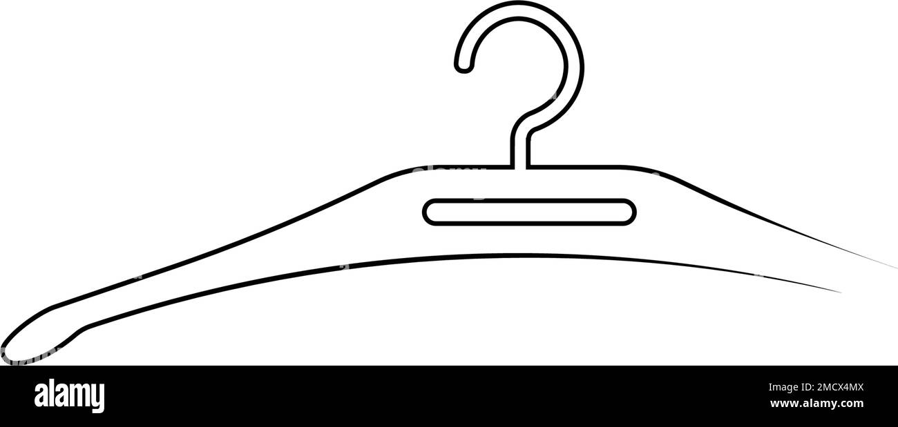 Hanger logo flat design vector template Stock Vector Image & Art - Alamy