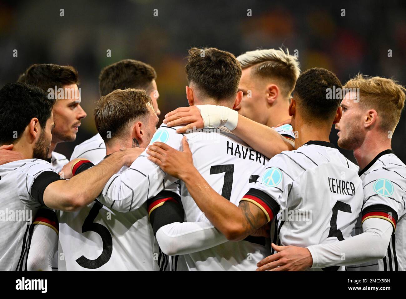 Goal celebrations Kai Havertz GER, Jonathan Tah GER, Thilo Kehrer GER ...