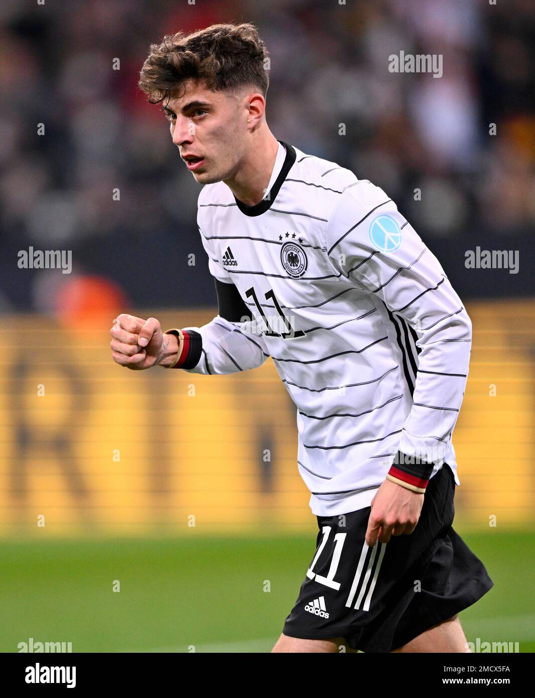 Kai Havertz GER Goal celebration, international match, PreZero Arena ...