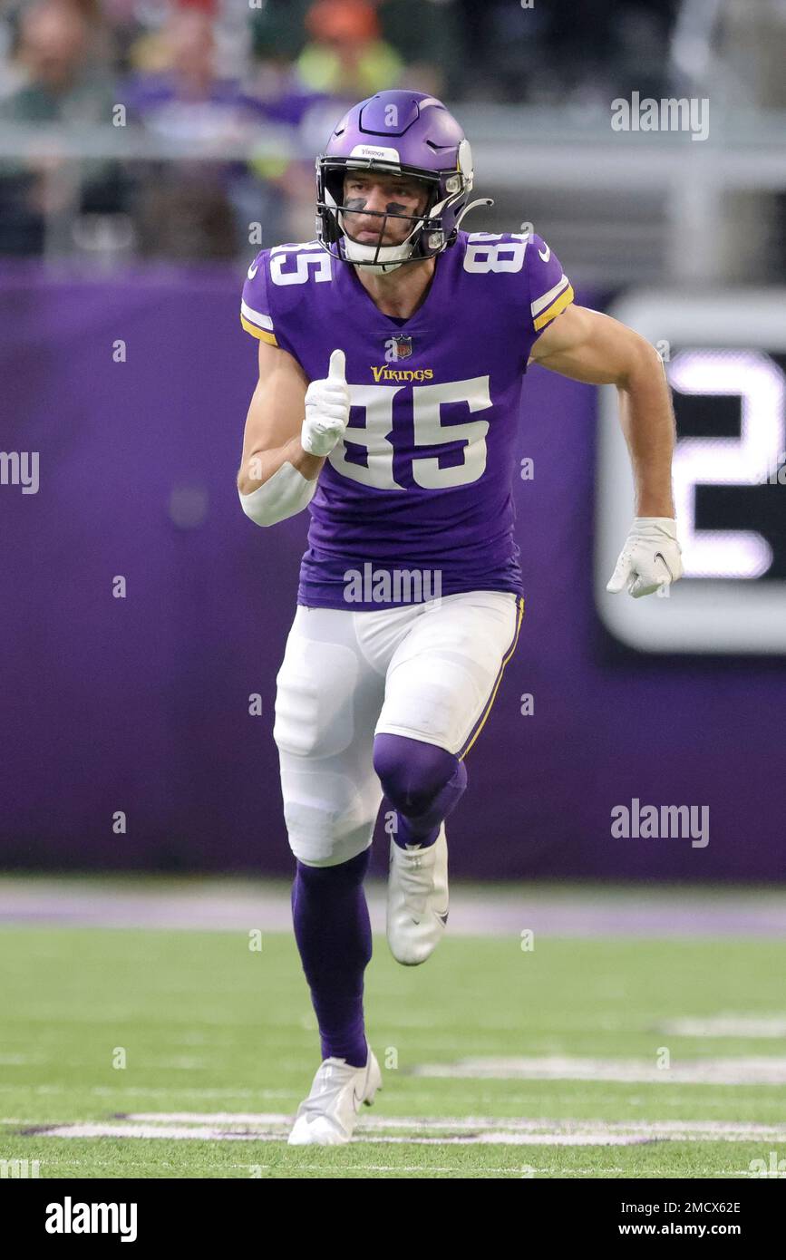 Minnesota Vikings wide receiver Dan Chisena (85) in action against the ...