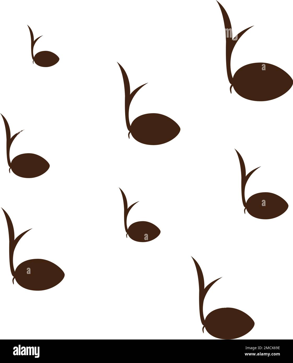 coconut shoots logo illustration design Stock Vector Image & Art - Alamy