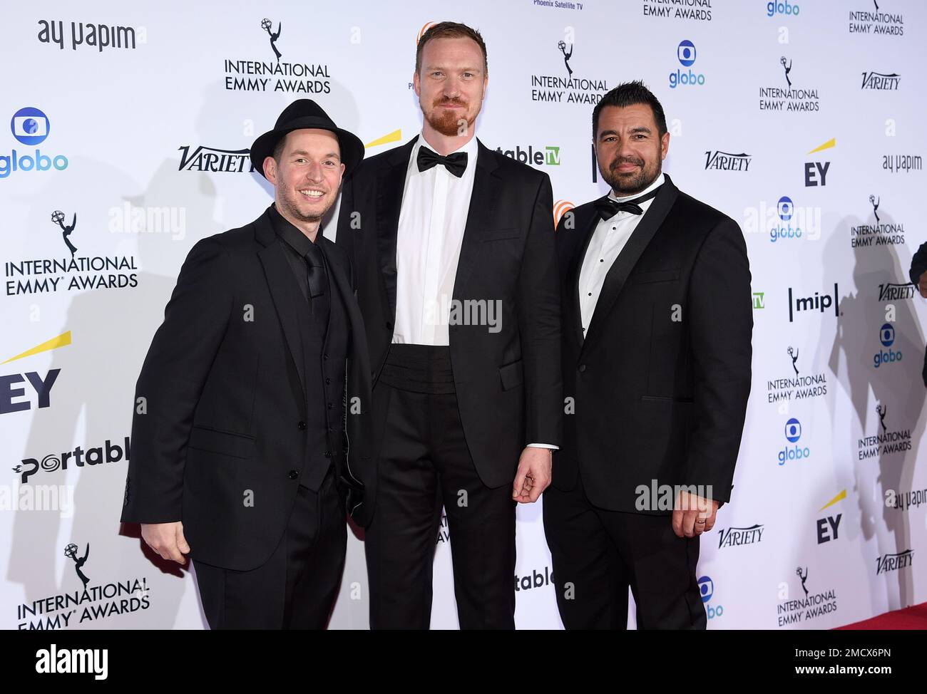 Lewis Arnold, from left, Luke Neal and David Meanti attend the 49th ...