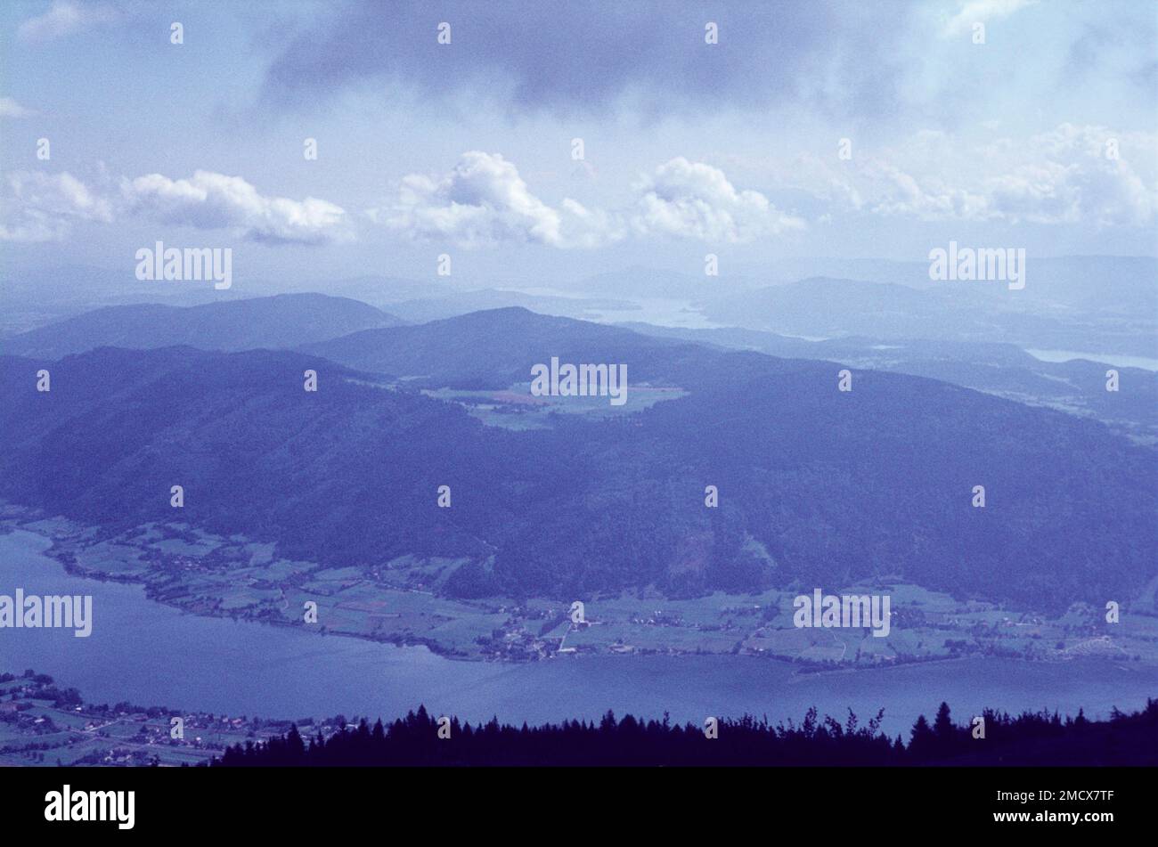 Lake Ossiach, view from the, view, far view, landscape, distant view ...