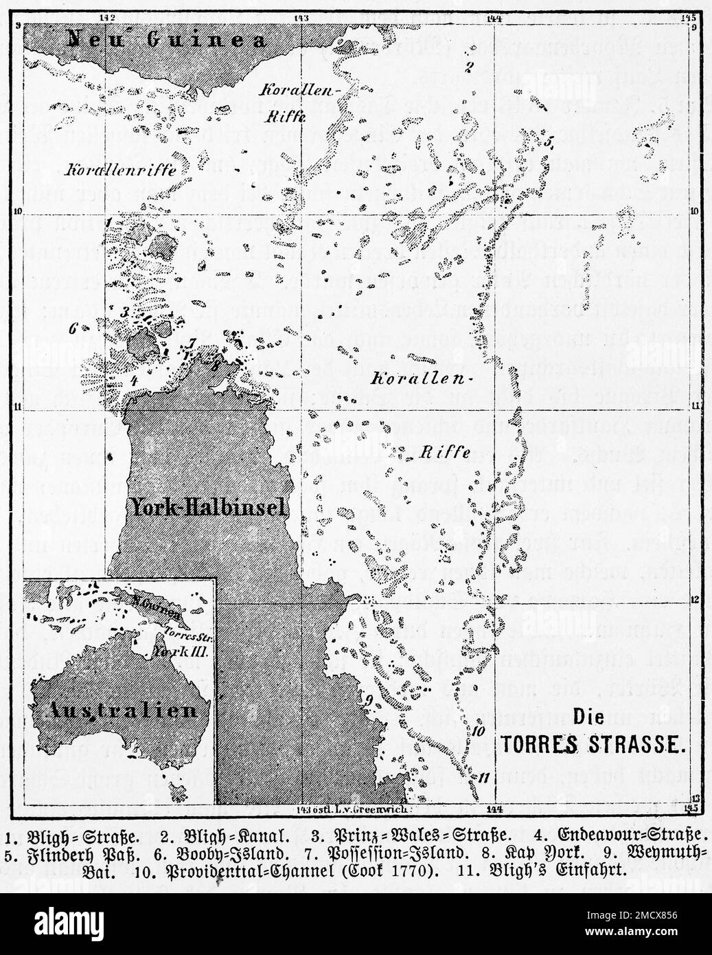 Map Torres Strait Australia