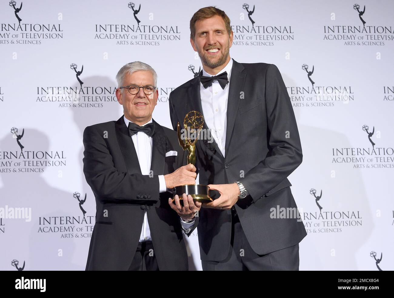 Dr. Thomas Bellut, left, recipient of the Directorate Award, and Dirk ...