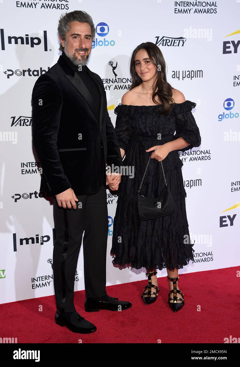 Marcos Mion, left, and Donatella Mion attend the 49th International ...