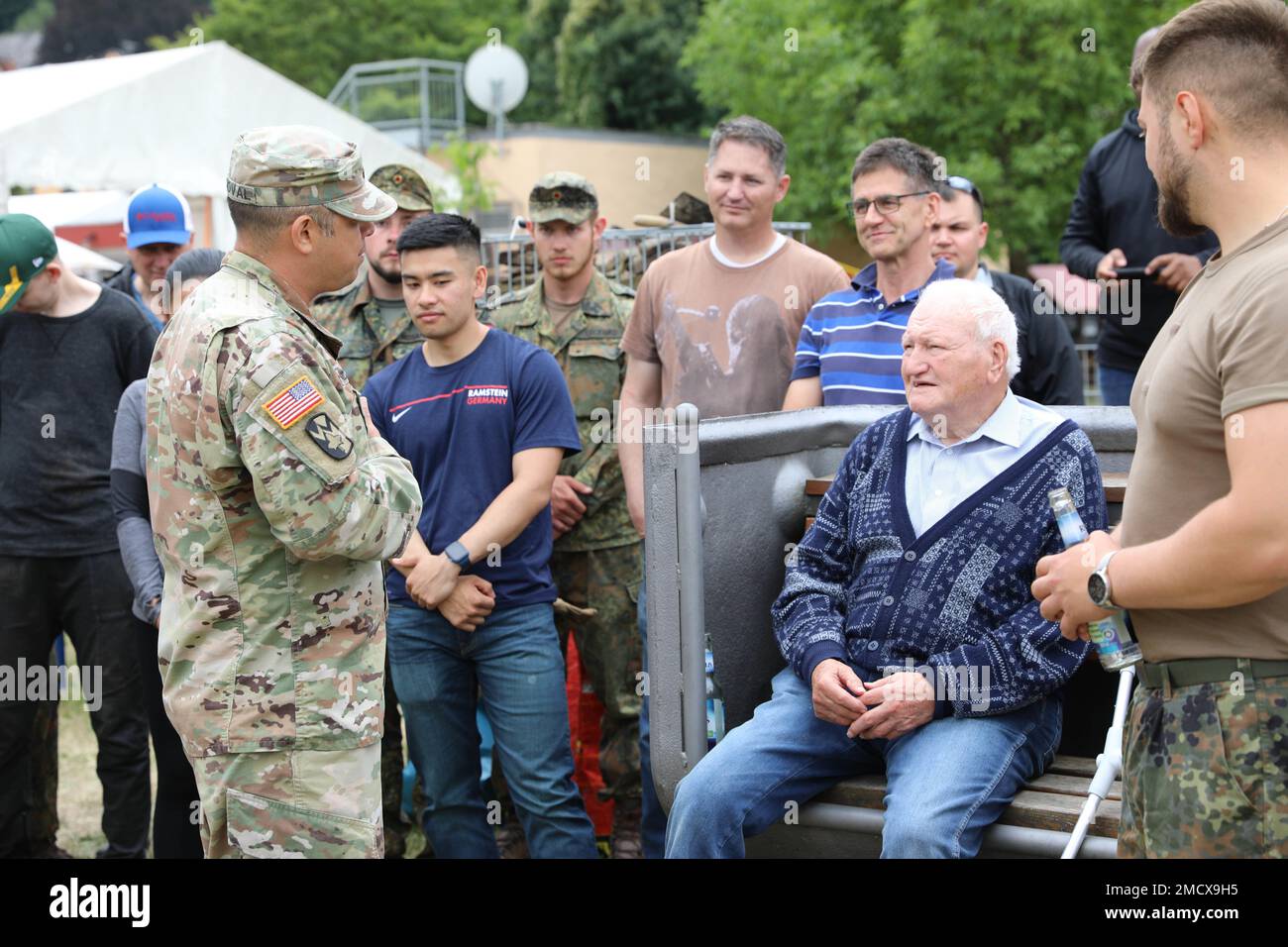 U.S. Army Lt. Col. Raul Sandoval, adjutant general, 21st Theater ...