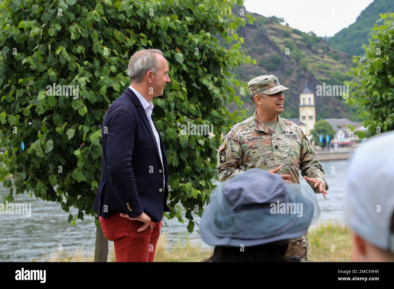 U.S. Army Lt. Col. Raul Sandoval, theater adjutant general, 21st ...
