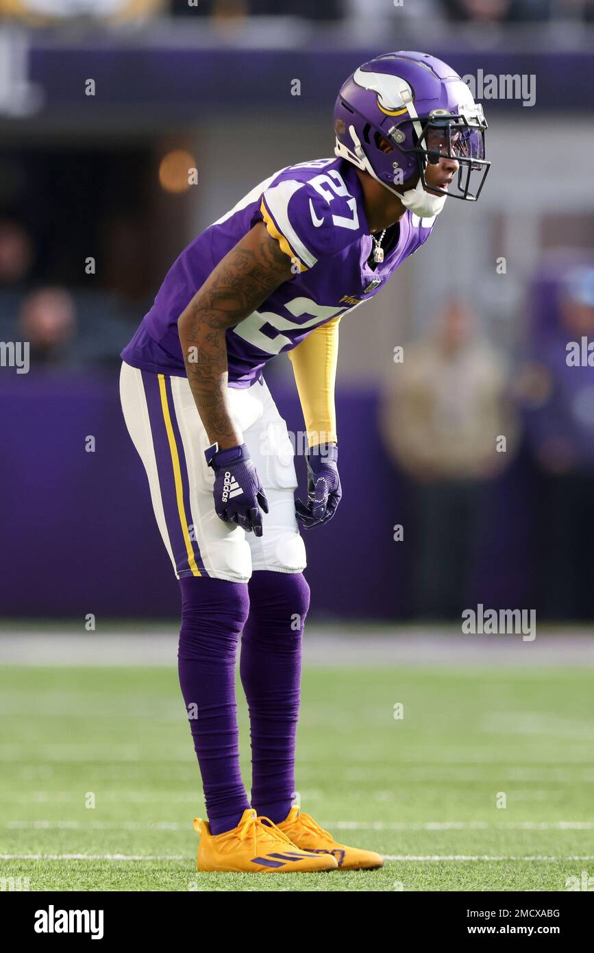 Minnesota Vikings cornerback Cameron Dantzler (27) in action during an ...