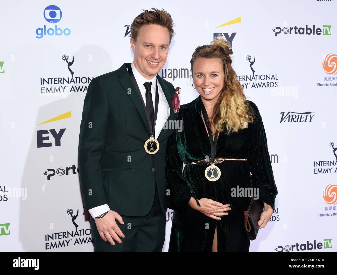 Tim van Aelst, left, and Sofie Peeters attend the 49th International ...