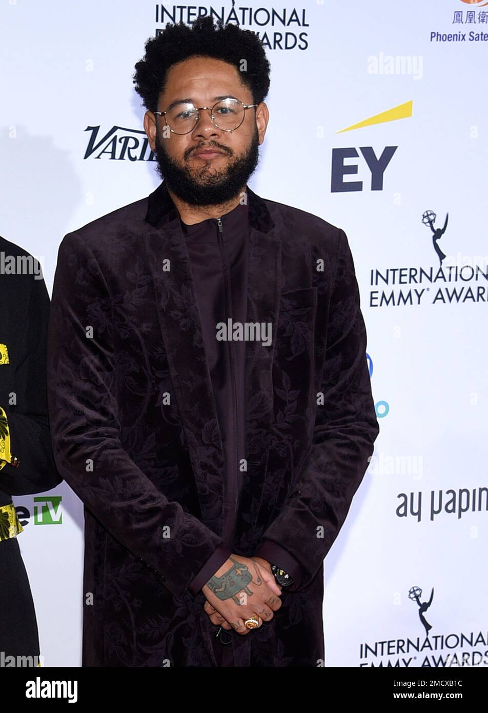 Emicida attends the 49th International Emmy Awards at Casa Cipriani on ...