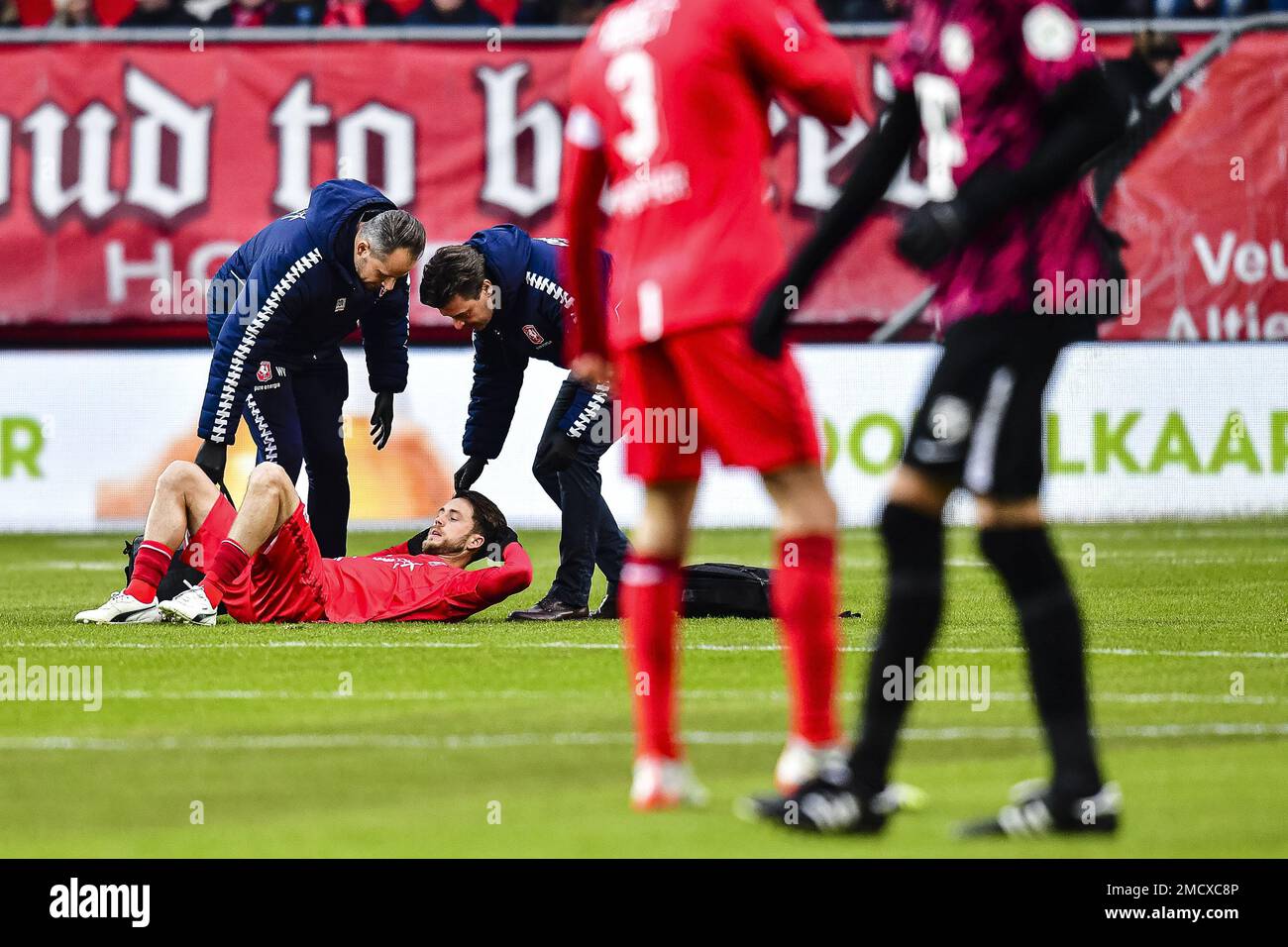 ENSCHEDE, Stadium Grolsch Veste, 22-01-2023 , season 2022 / 2023 , Dutch Eredivisie. during the ...