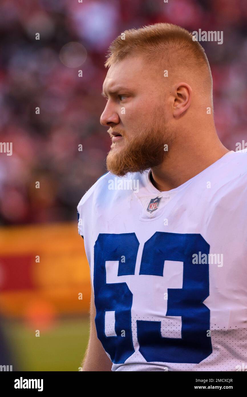Dallas Cowboys center Tyler Biadasz during the first half of an NFL ...