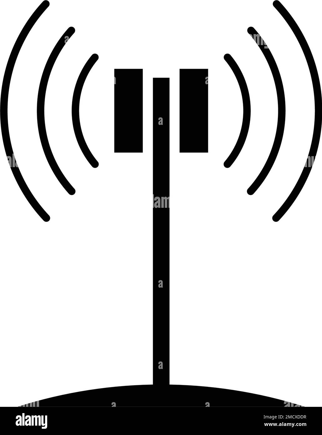 antenna icon logo stock illustration design Stock Vector Image & Art ...