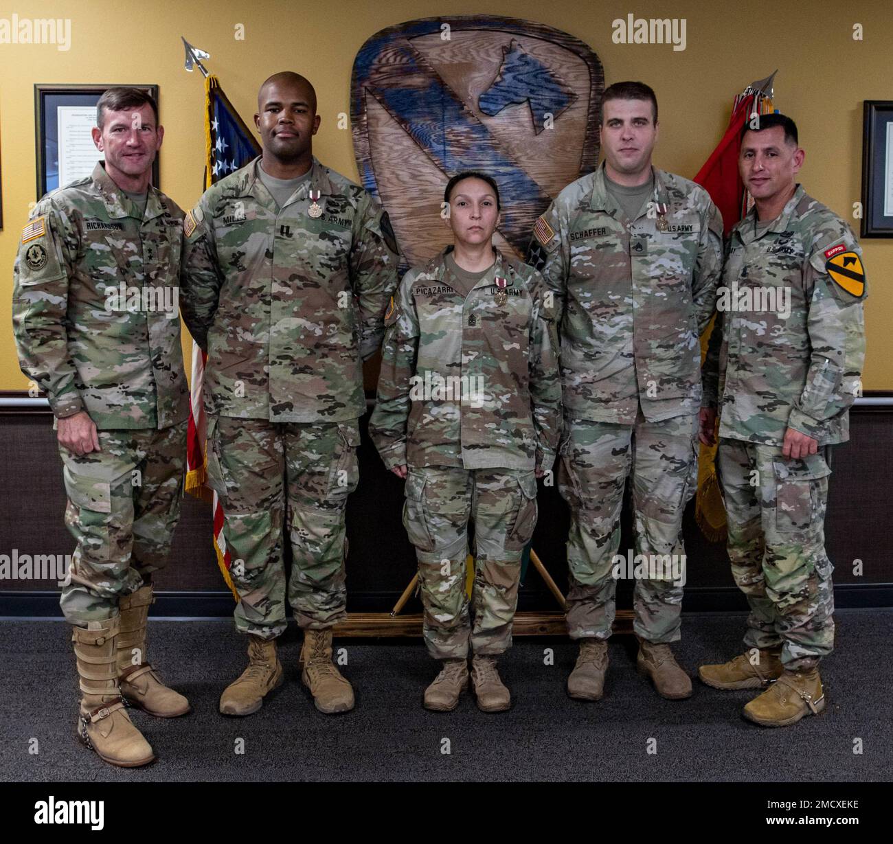 Cpt. Aaron Mills, commander, Headquarters and Headquarters Troop, 4th ...