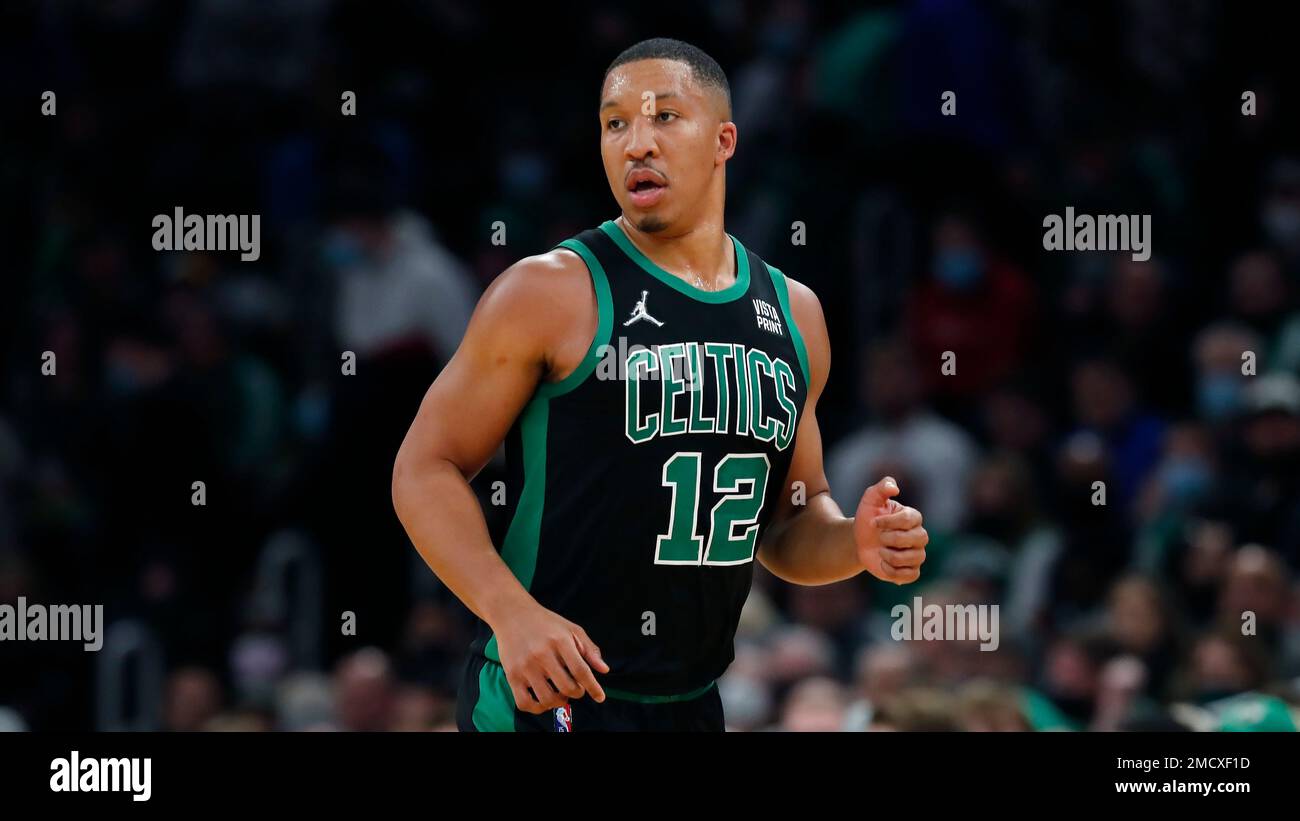 Boston Celtics' Grant Williams plays against the Oklahoma City Thunder ...