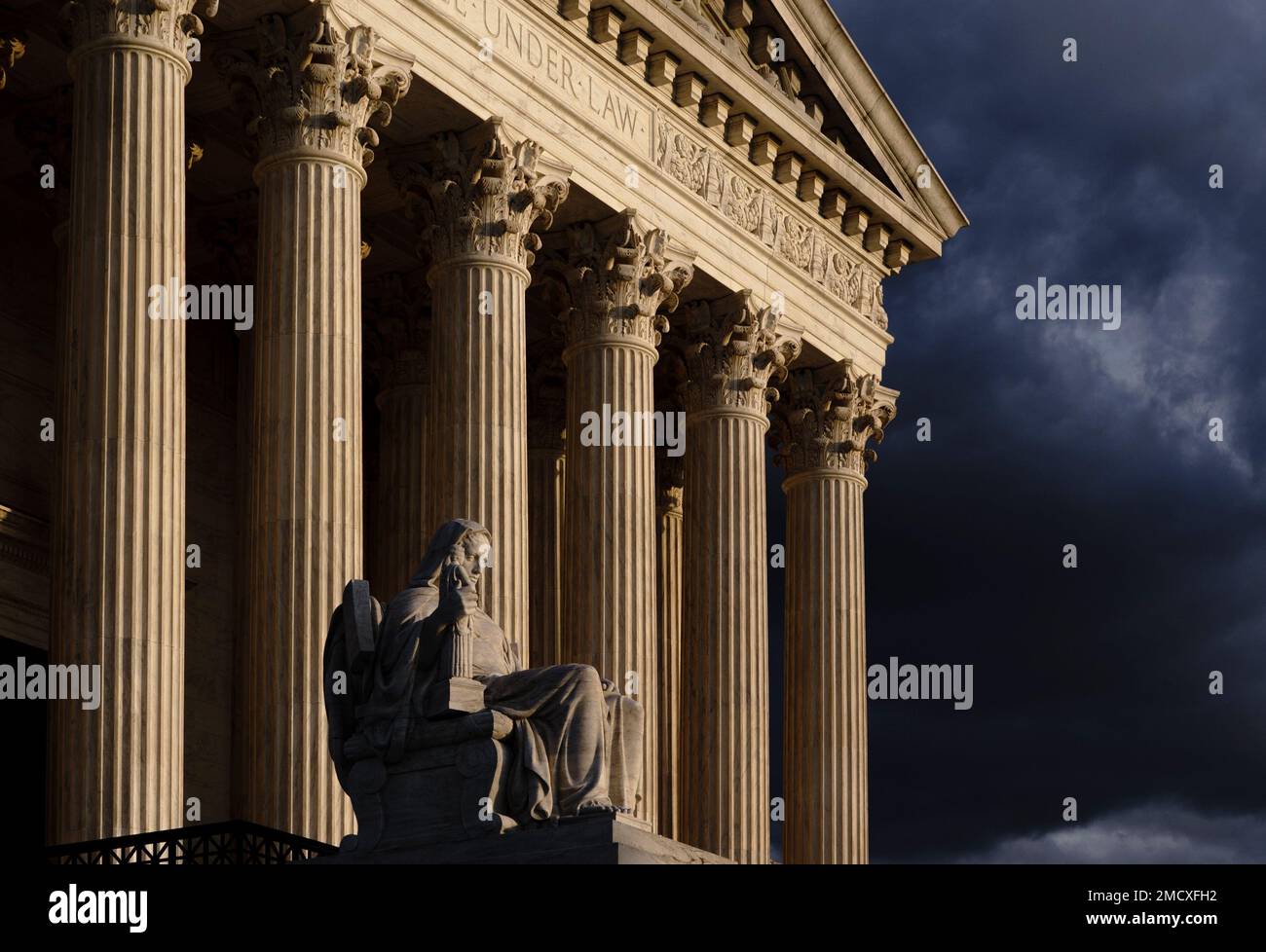 FILE - The Supreme Court is seen at dusk in Washington, Oct. 22, 2021 ...